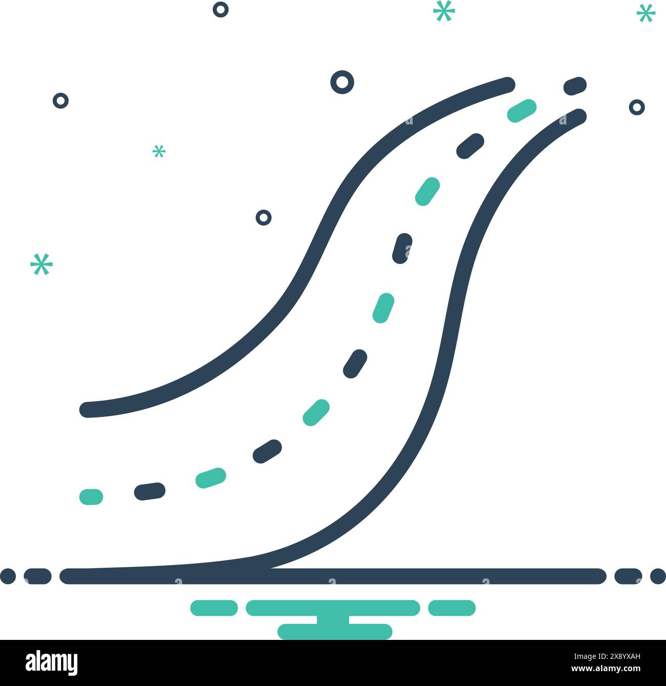 Icon for way,road Stock Vector Image & Art - Alamy