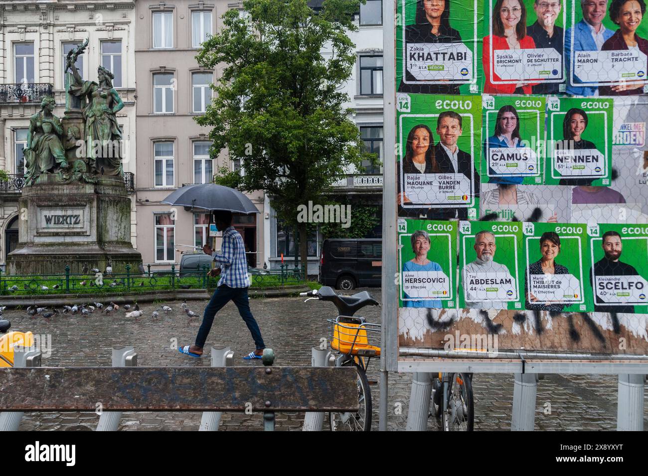 Brussels, Belgium. 24th May, 2024. Nicolas Landemard/Le Pictorium ...