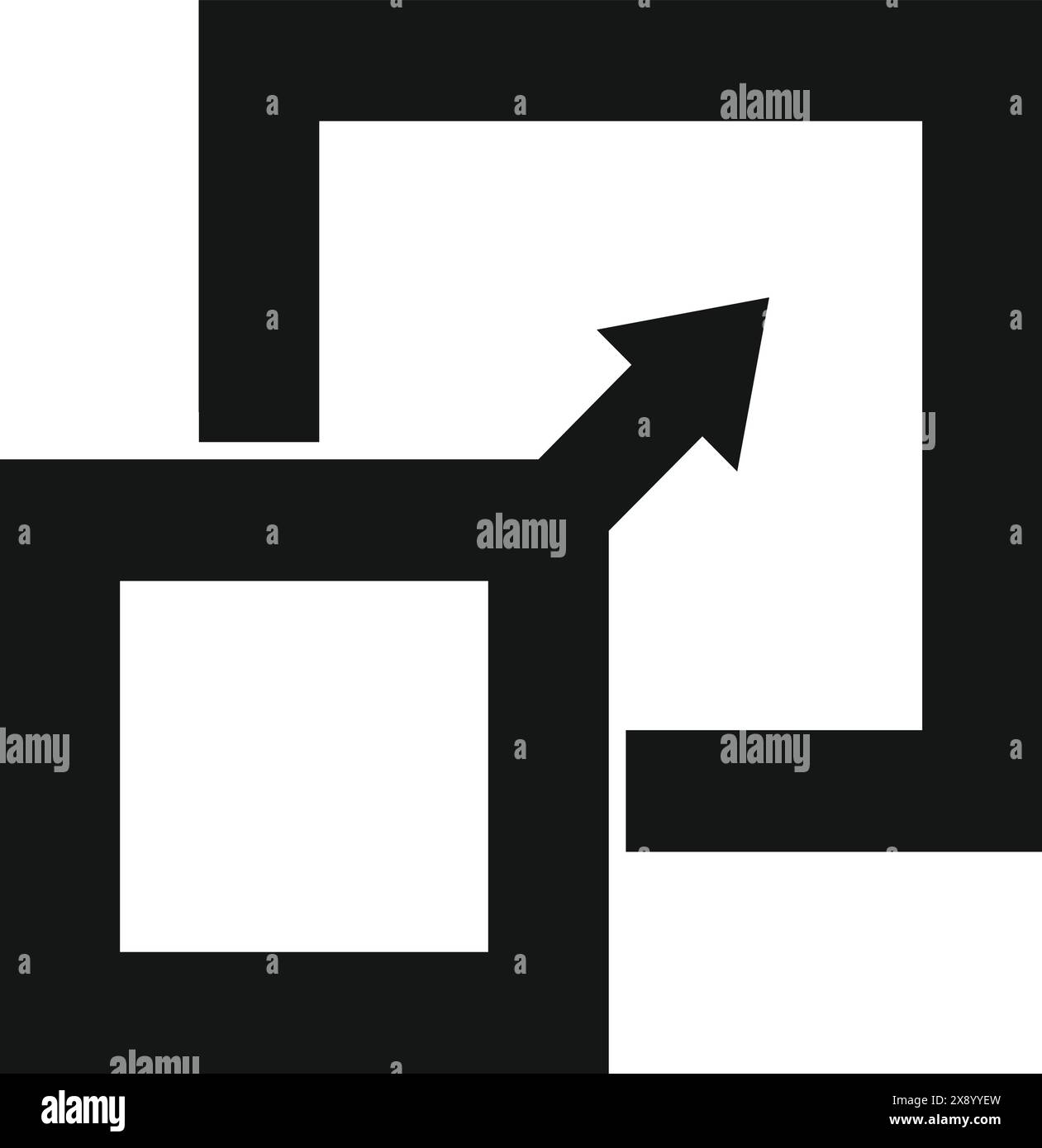 Pushing the boundary Stock Vector Images - Alamy