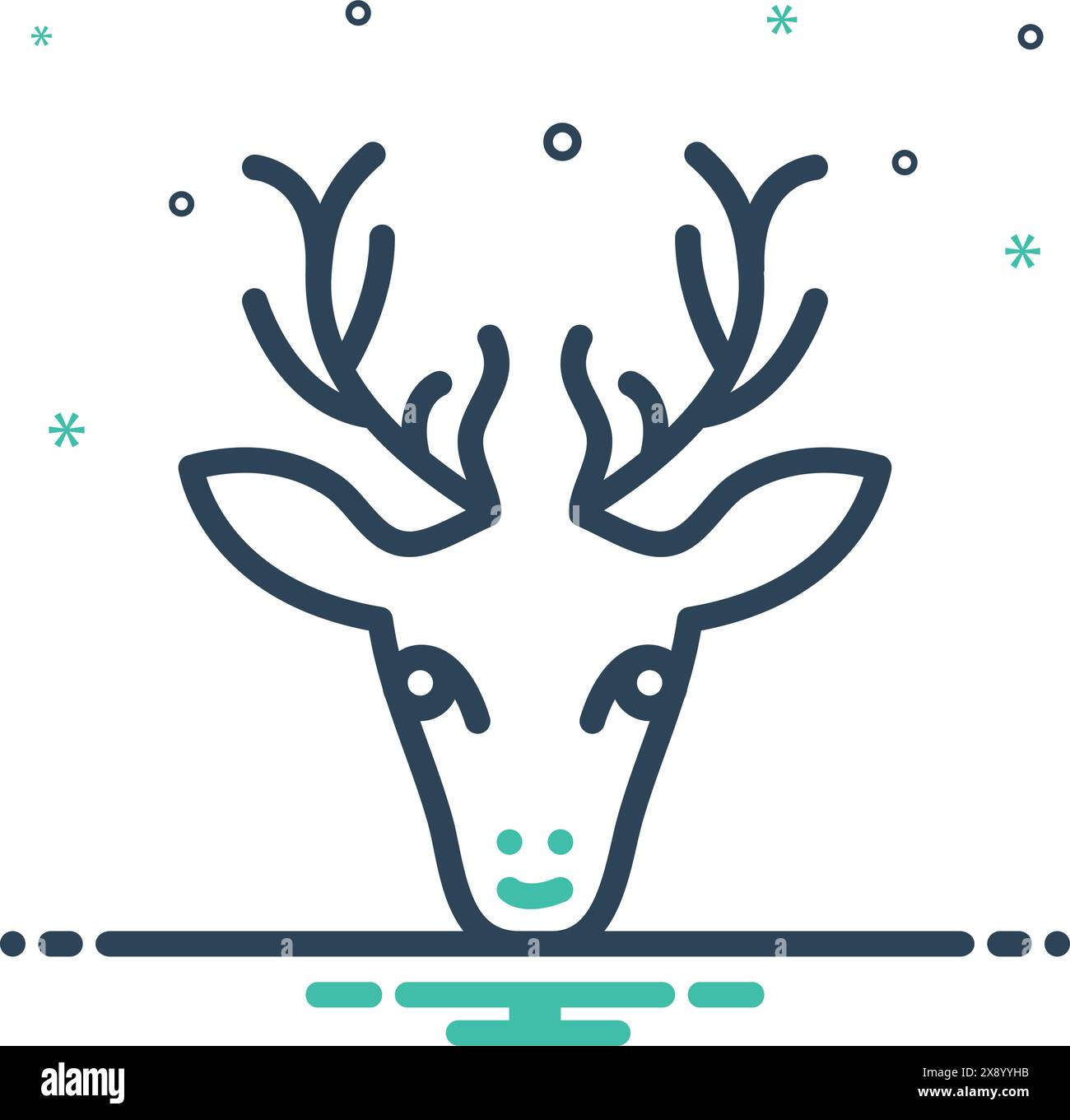 Dear antler Stock Vector Images - Alamy