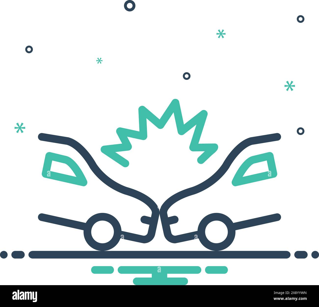 Icon for accident,mishap Stock Vector Image & Art - Alamy