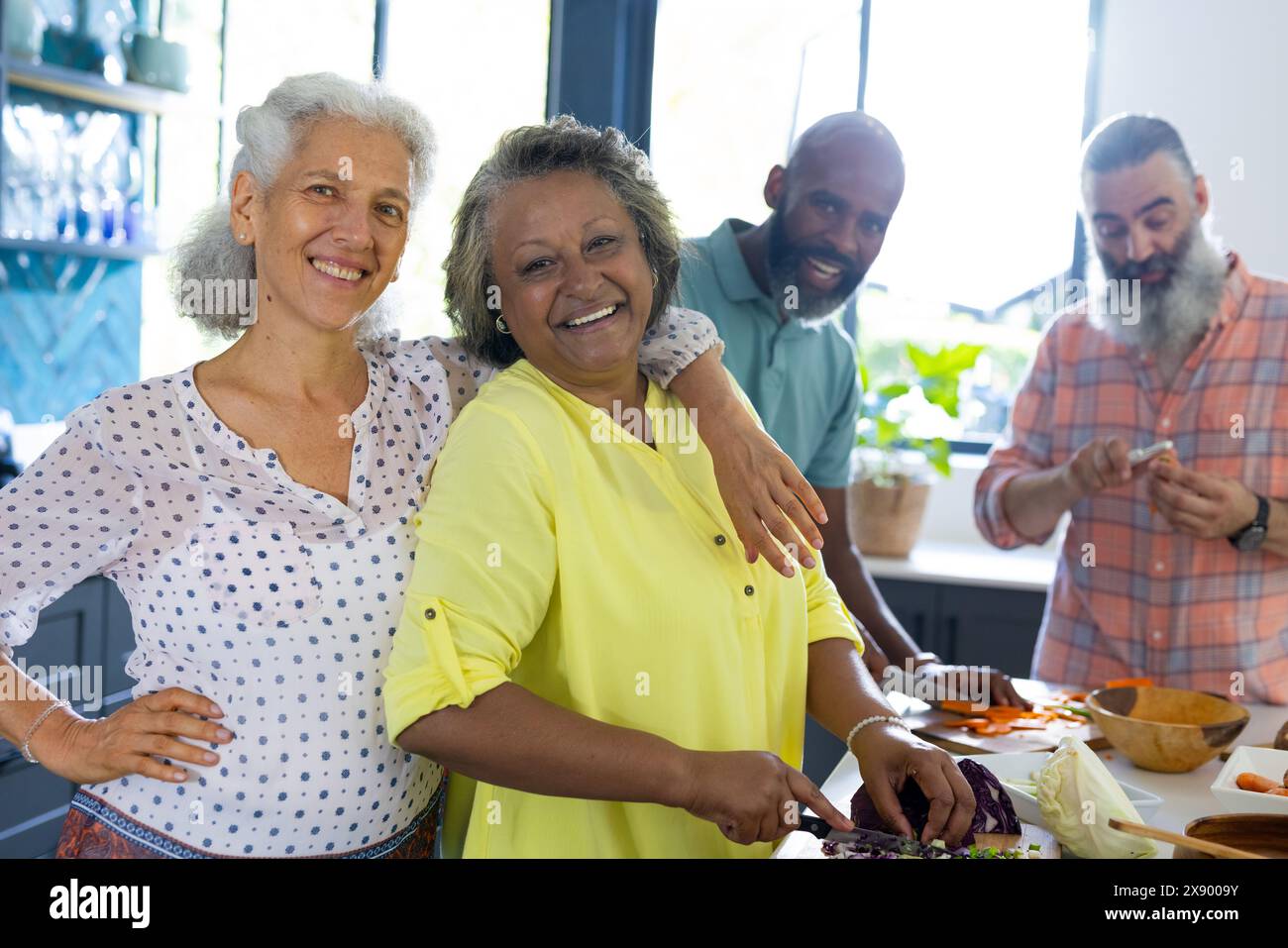 Diverse family sharing meal hi-res stock photography and images - Alamy
