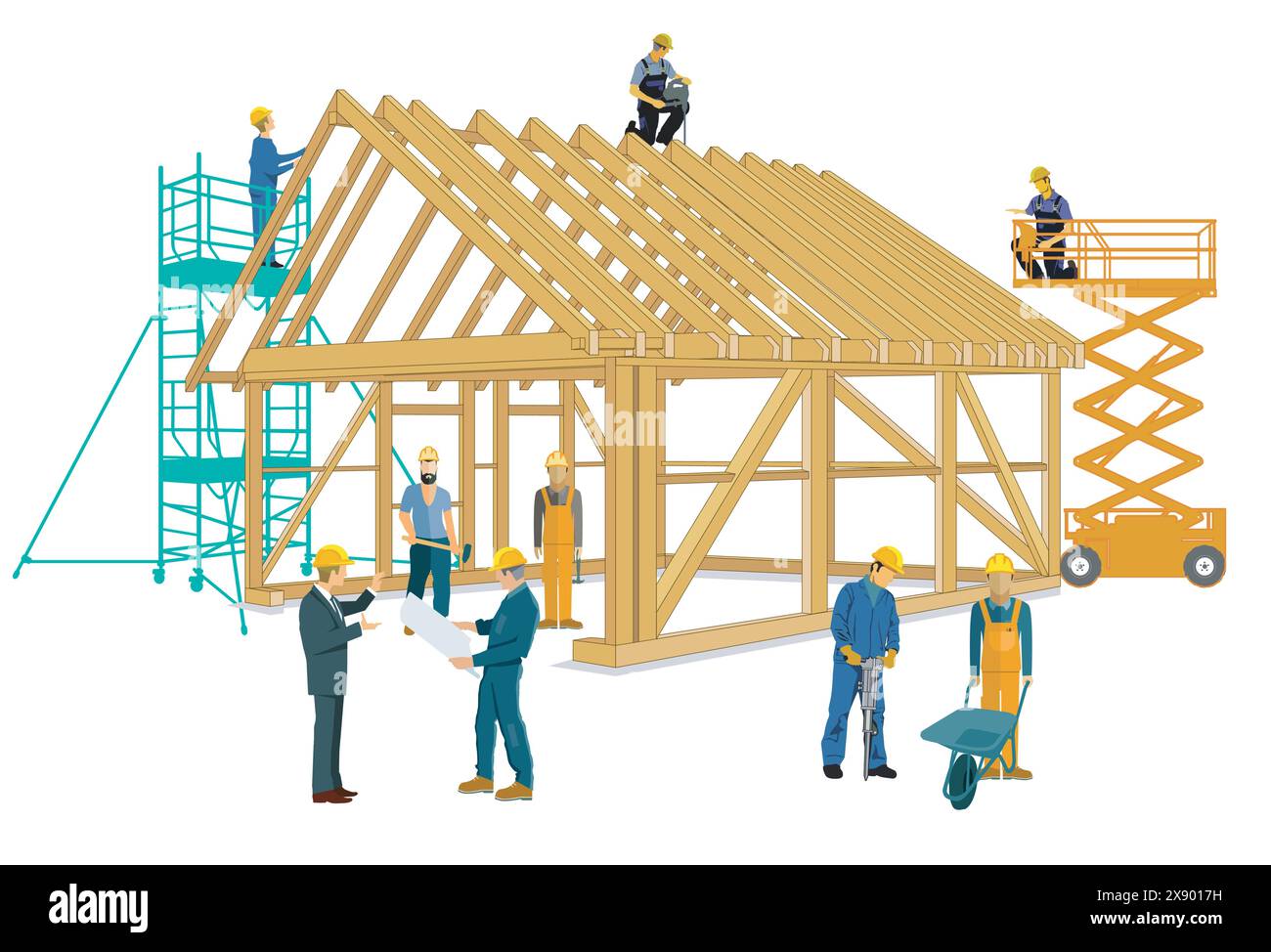 The architects Stock Vector Images - Alamy