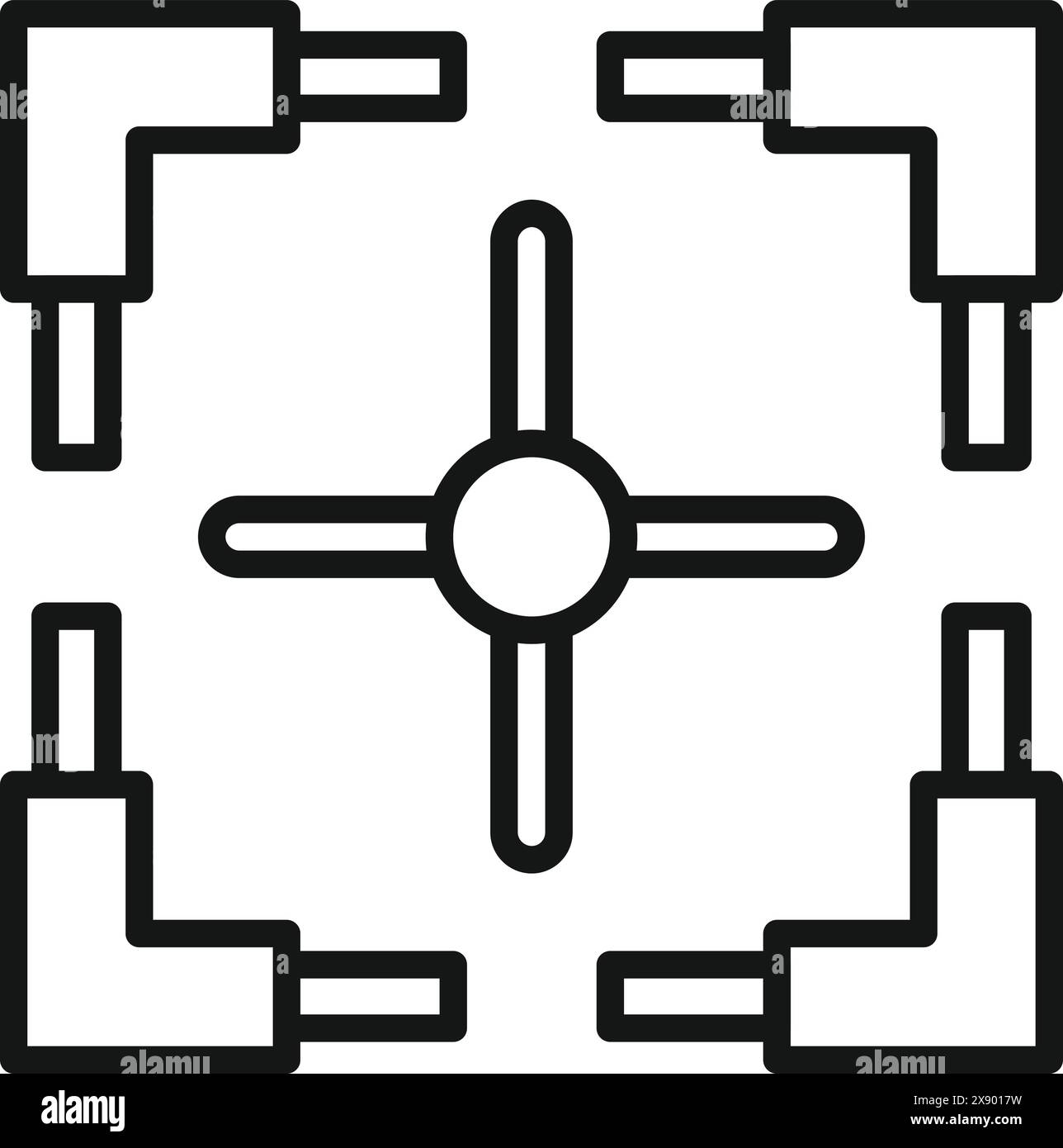 Decorative alignment Black and White Stock Photos & Images - Alamy