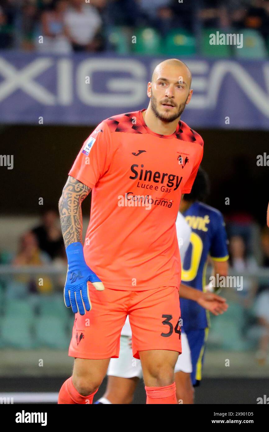 Verona, Italia. 26th May, 2024. Simone Perilli (34 Hellas Verona) In ...