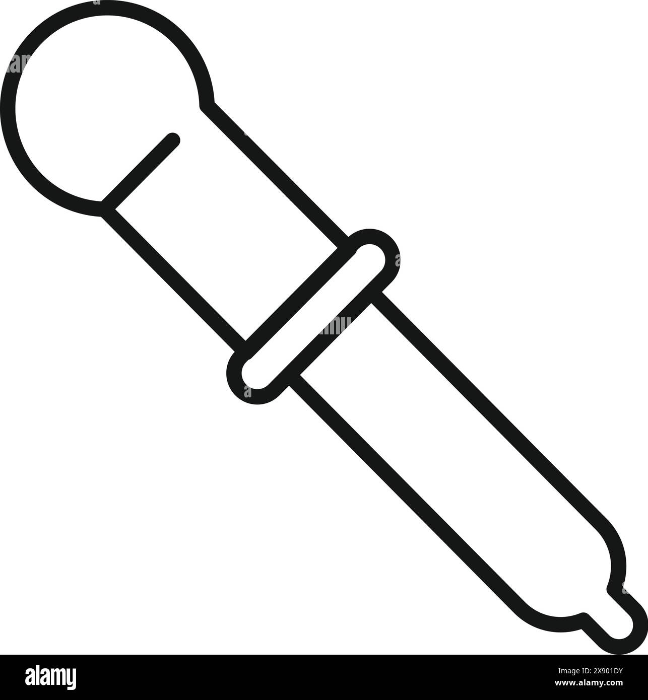 Various medical equipment pipette Black and White Stock Photos & Images ...