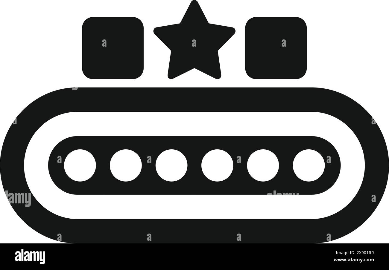 Vector illustration of a classic game controller icon with buttons and ...