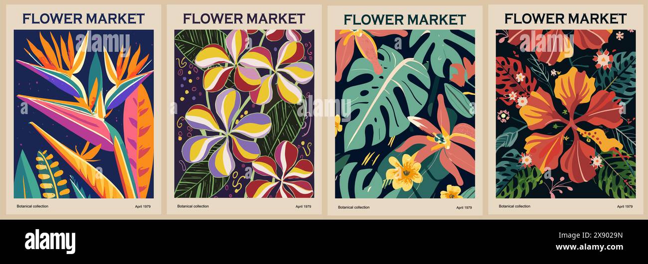 Art flower gallery Stock Vector Images - Alamy