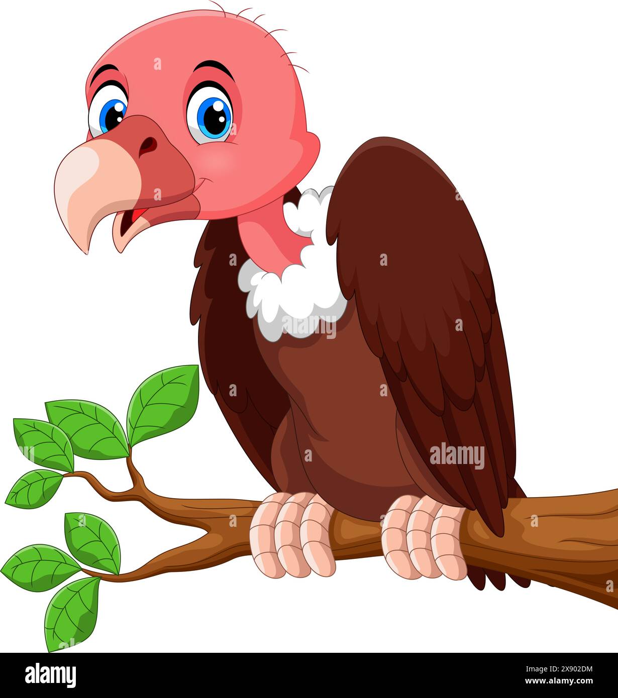 Cartoon Vulture Flying