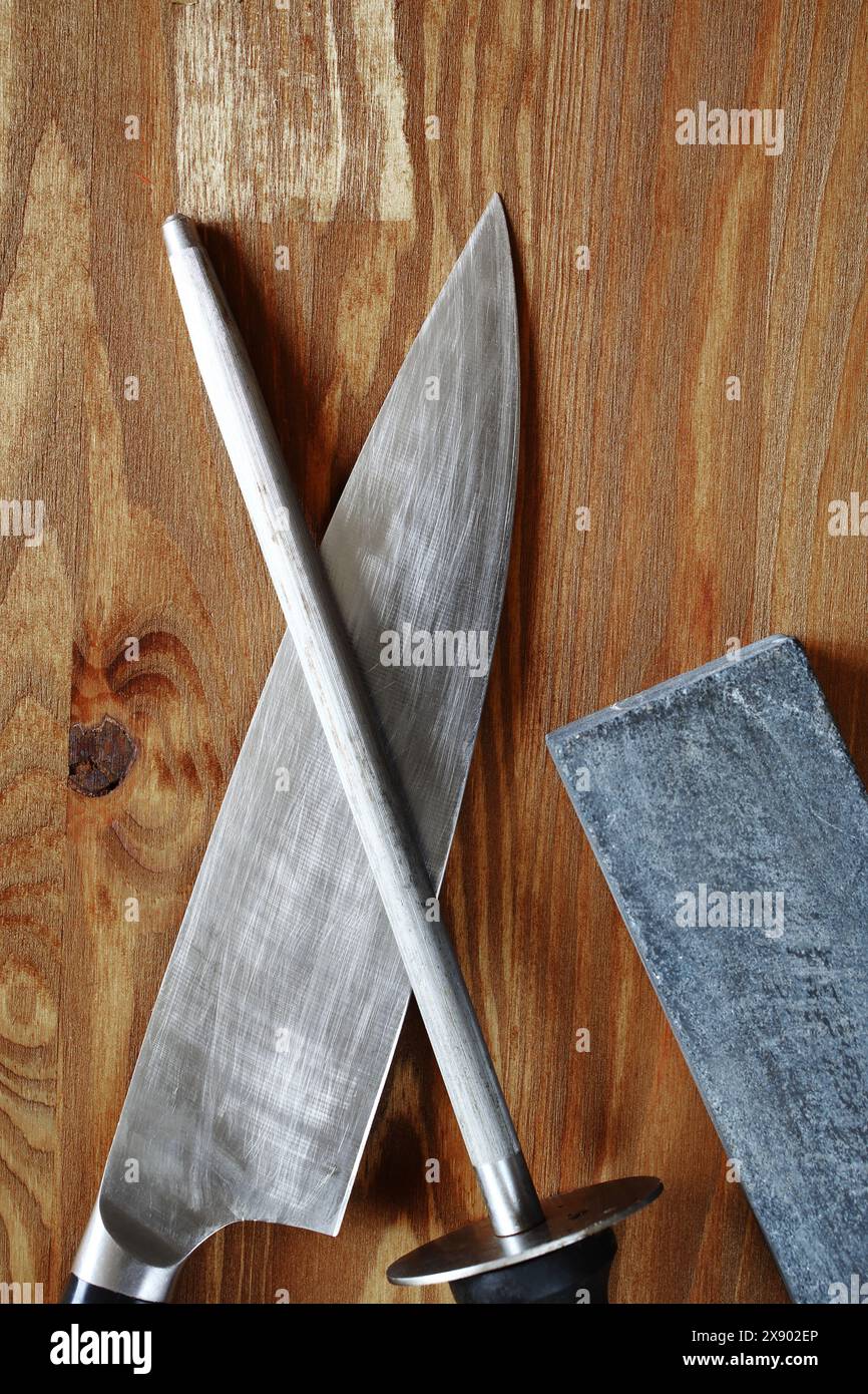 Sharpening stick hi-res stock photography and images - Alamy
