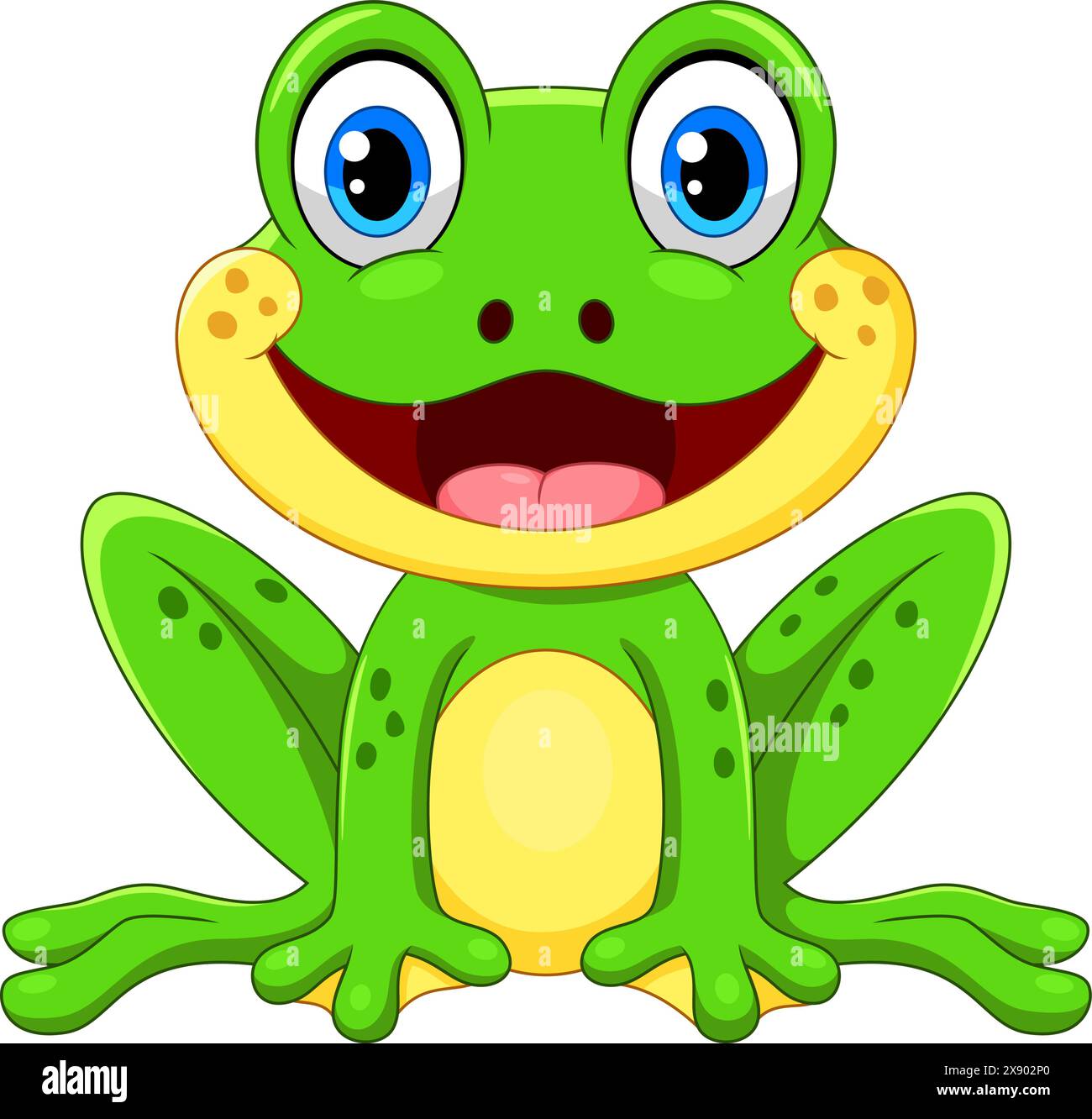 Frog cartoon hi-res stock photography and images - Alamy
