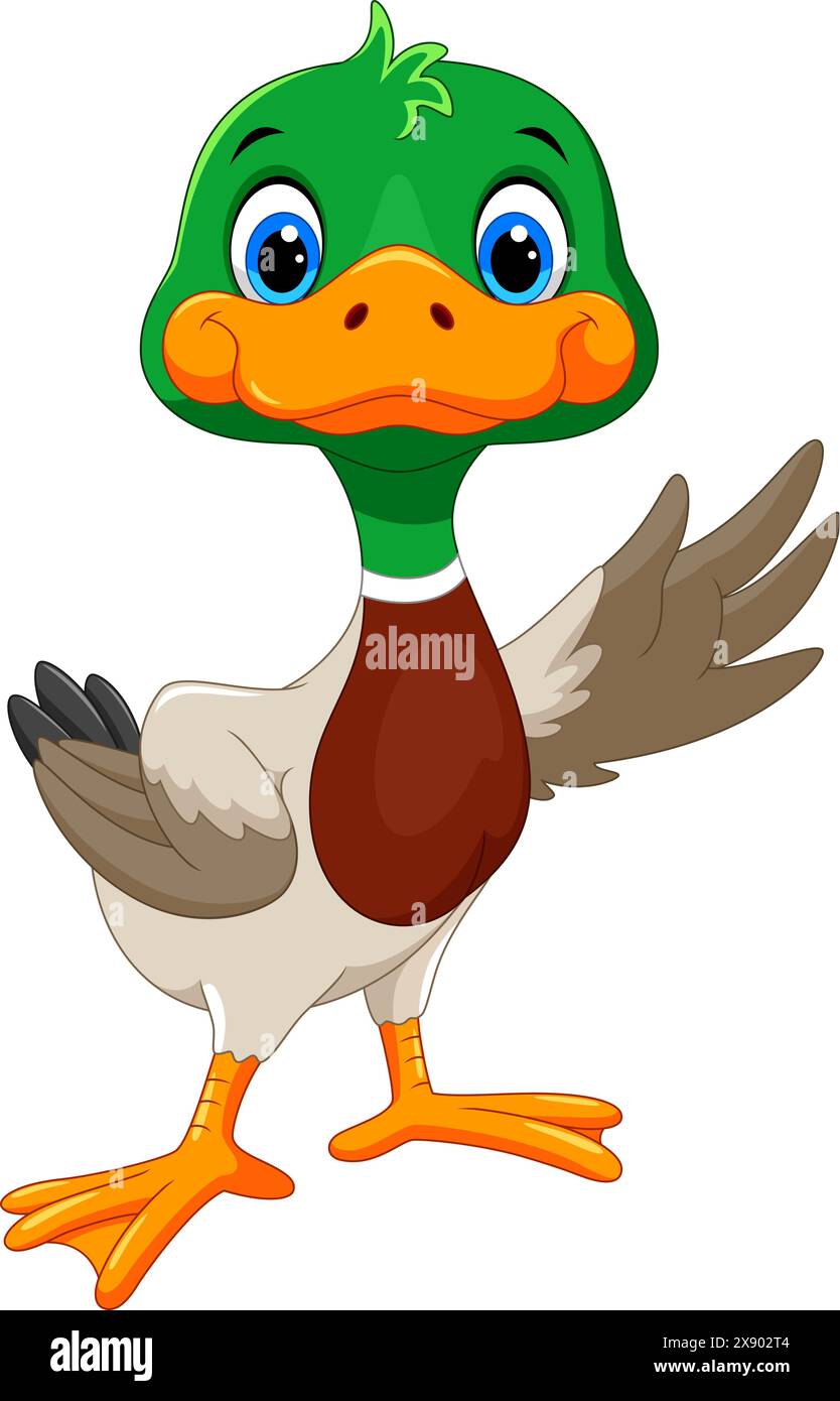White duck farm Stock Vector Images - Alamy