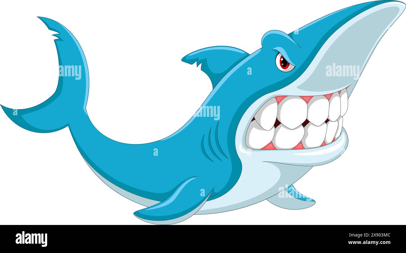 Cartoon Angry Shark Hey Guys Soo I Just Started To Play Hungry Shark