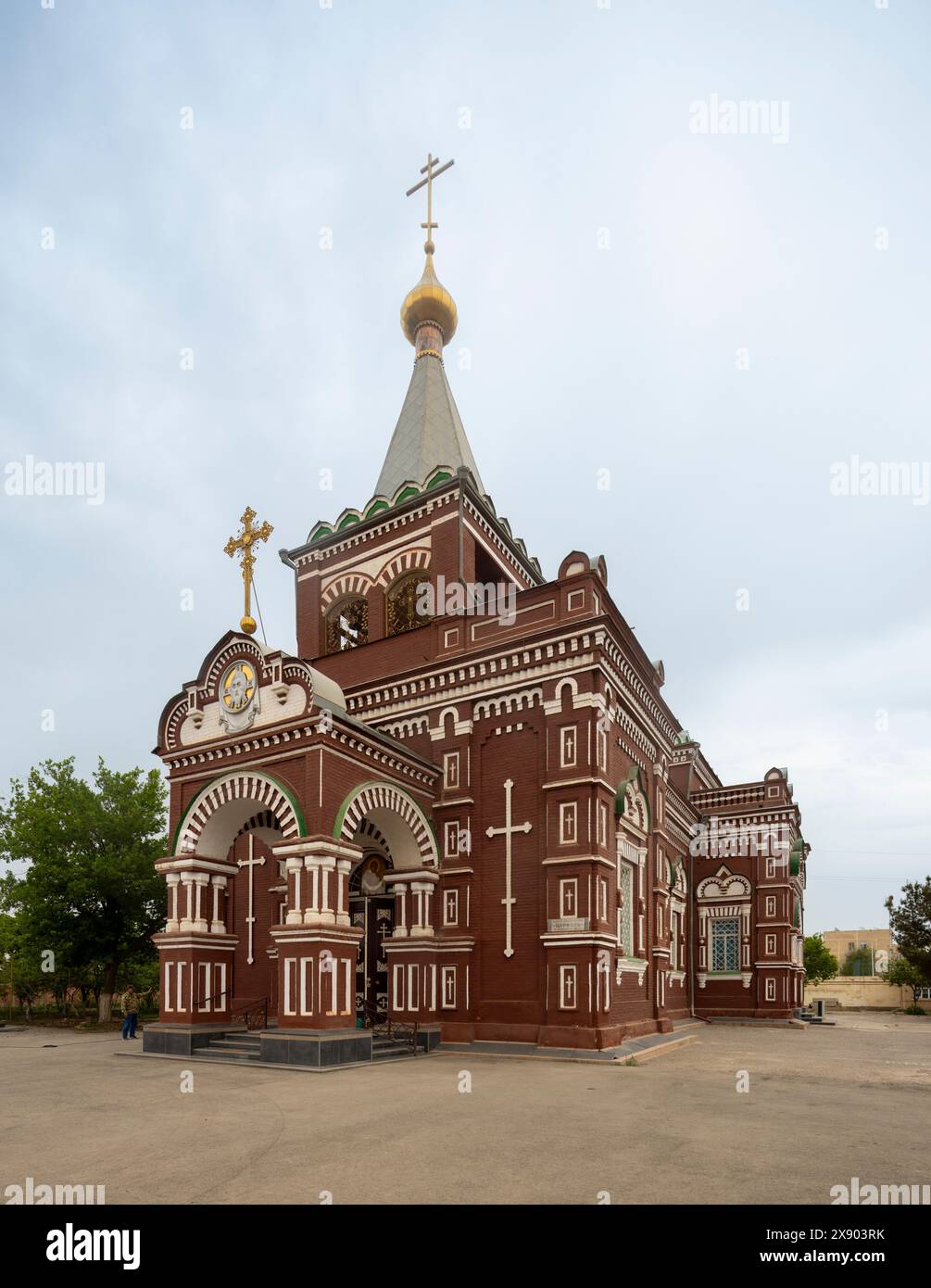 exterior, The St. Alexander Nevsky Russian Orthodox church, Ashgabat ...