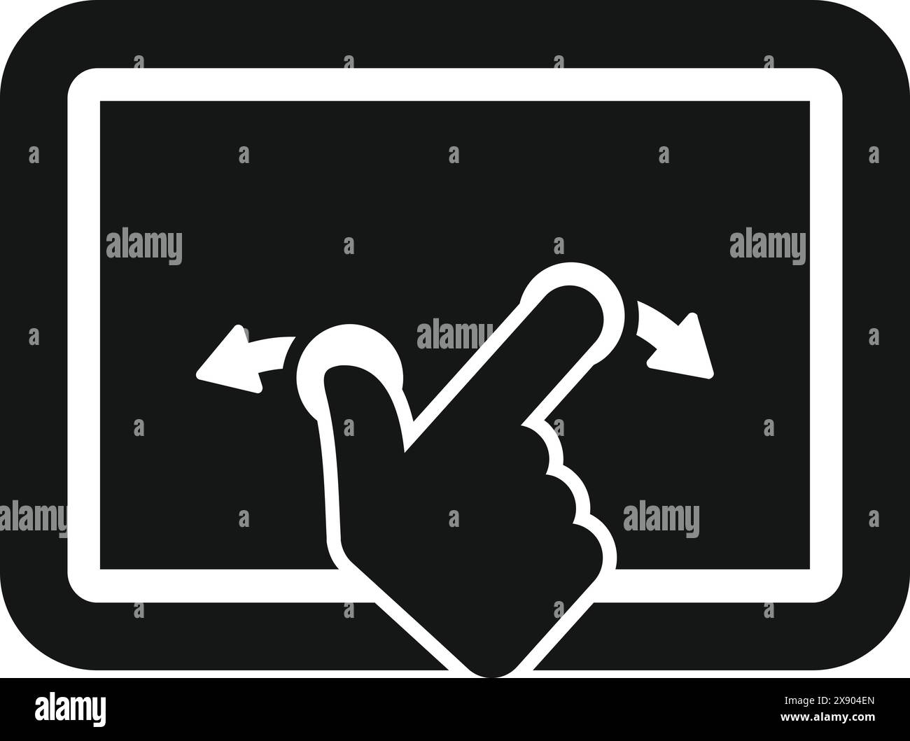 Touchscreen swipe motion hi-res stock photography and images - Alamy