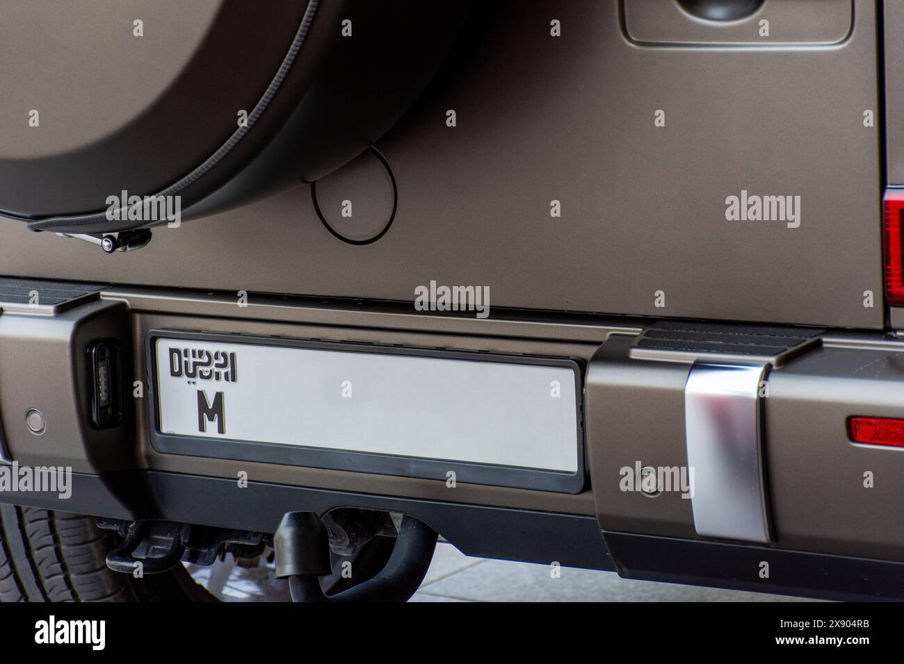 Rear view of Mercedes-Benz G63 AMG Stock Photo - Alamy