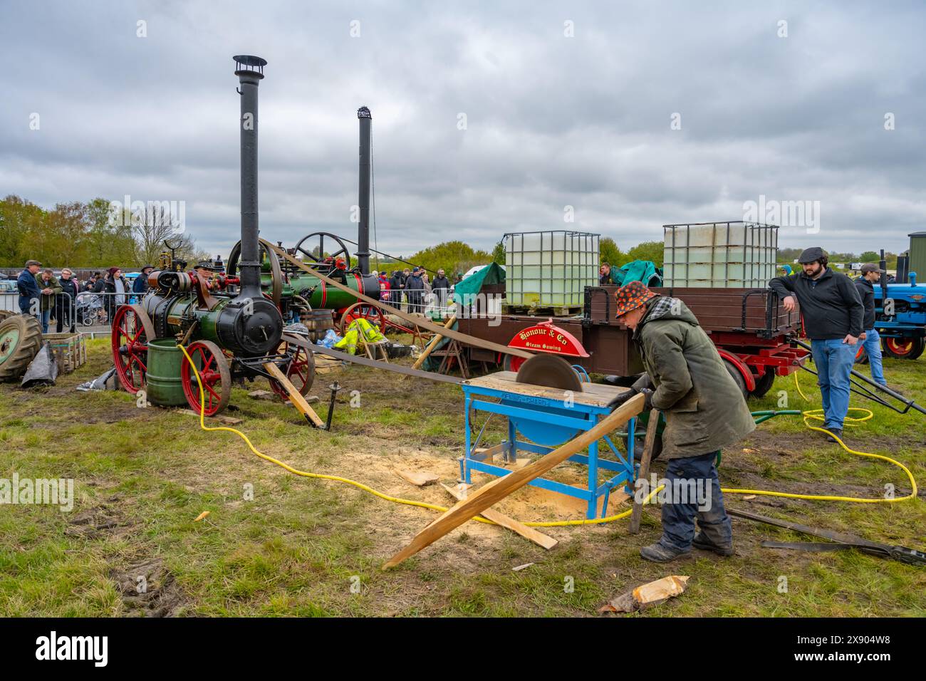 Steam traction display at the Crank Up festival of steam at Saffron ...