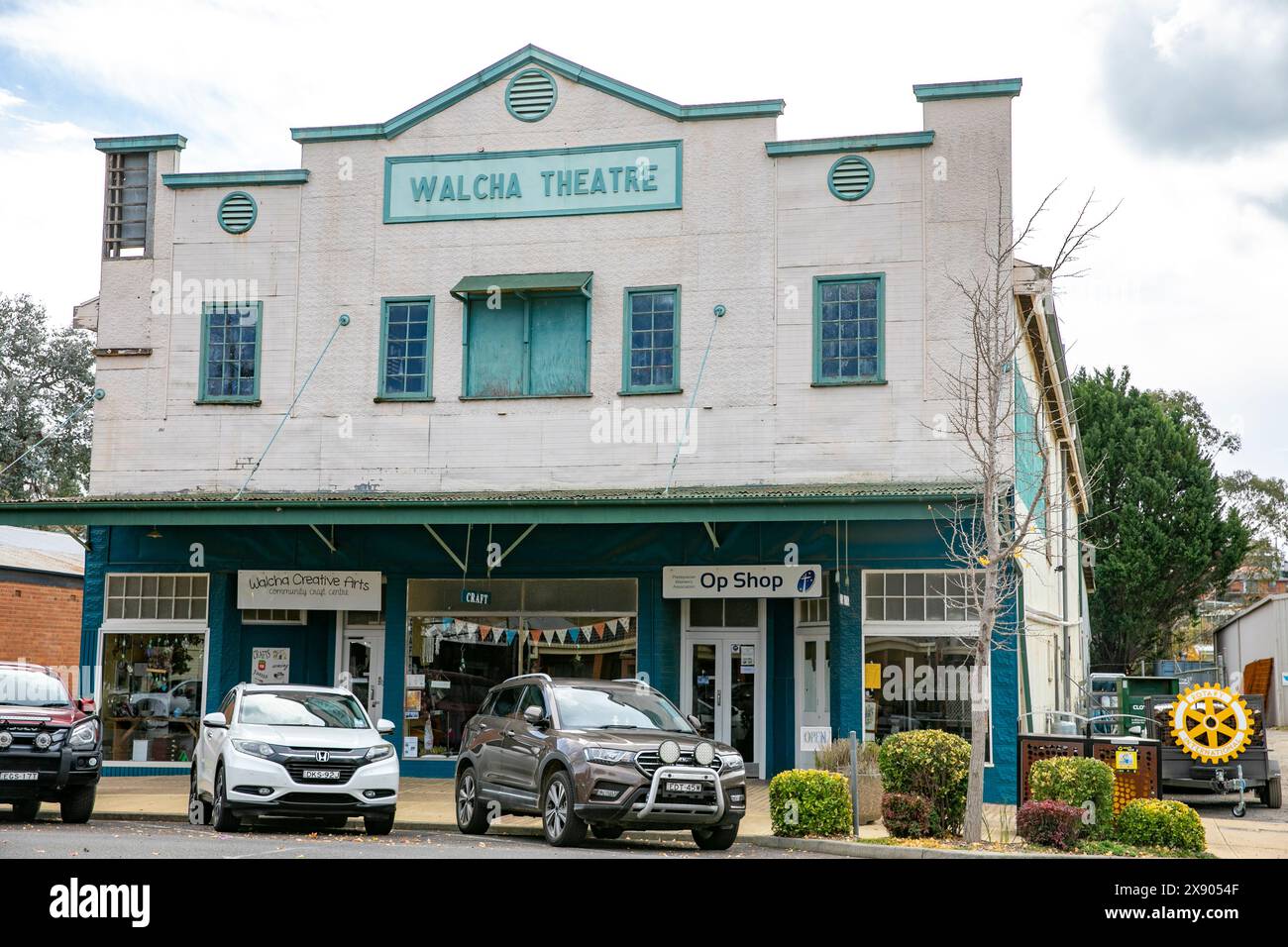 Historic Walcha Theatre building in the Australian country town of ...