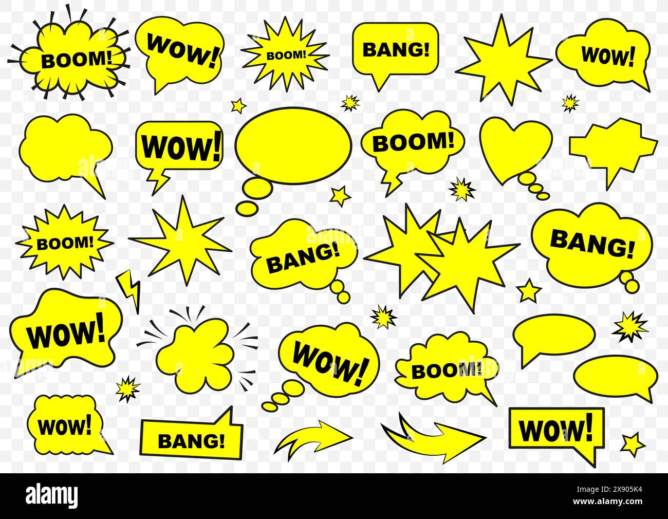 Comic bubbles hi-res stock photography and images - Alamy