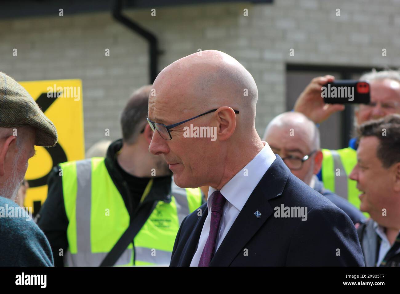 Leader of the scottish national party snp leader hi-res stock ...