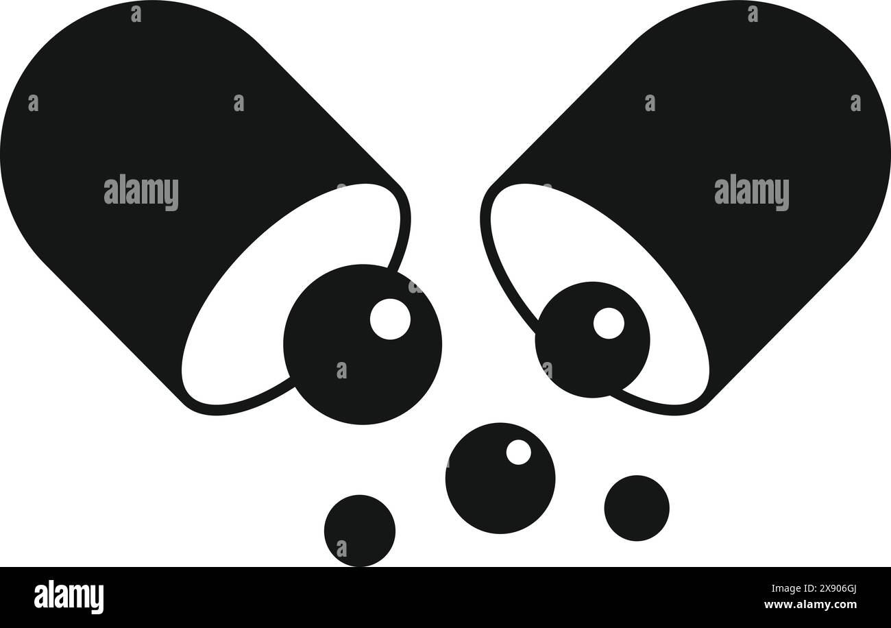 Scattered medicine vitamins pills Stock Vector Images - Alamy