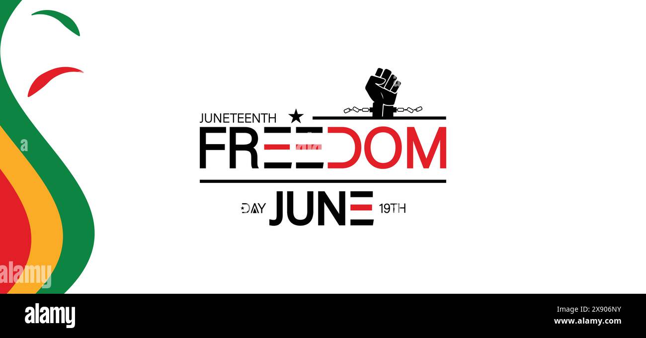 Honoring Juneteenth Celebrating Freedom with Stunning Hand Design Stock ...