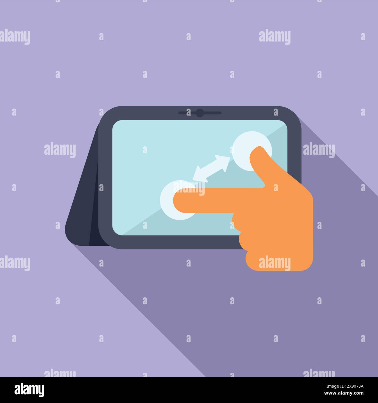 Innovative touchscreen tablet interaction concept with advanced gesture ...