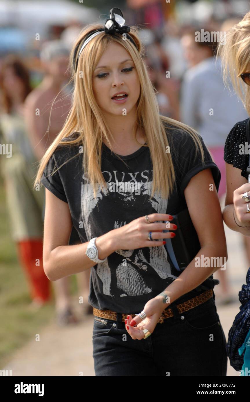 TV presenter Fearne Cotton is pictured at The Big Green Gathering at ...