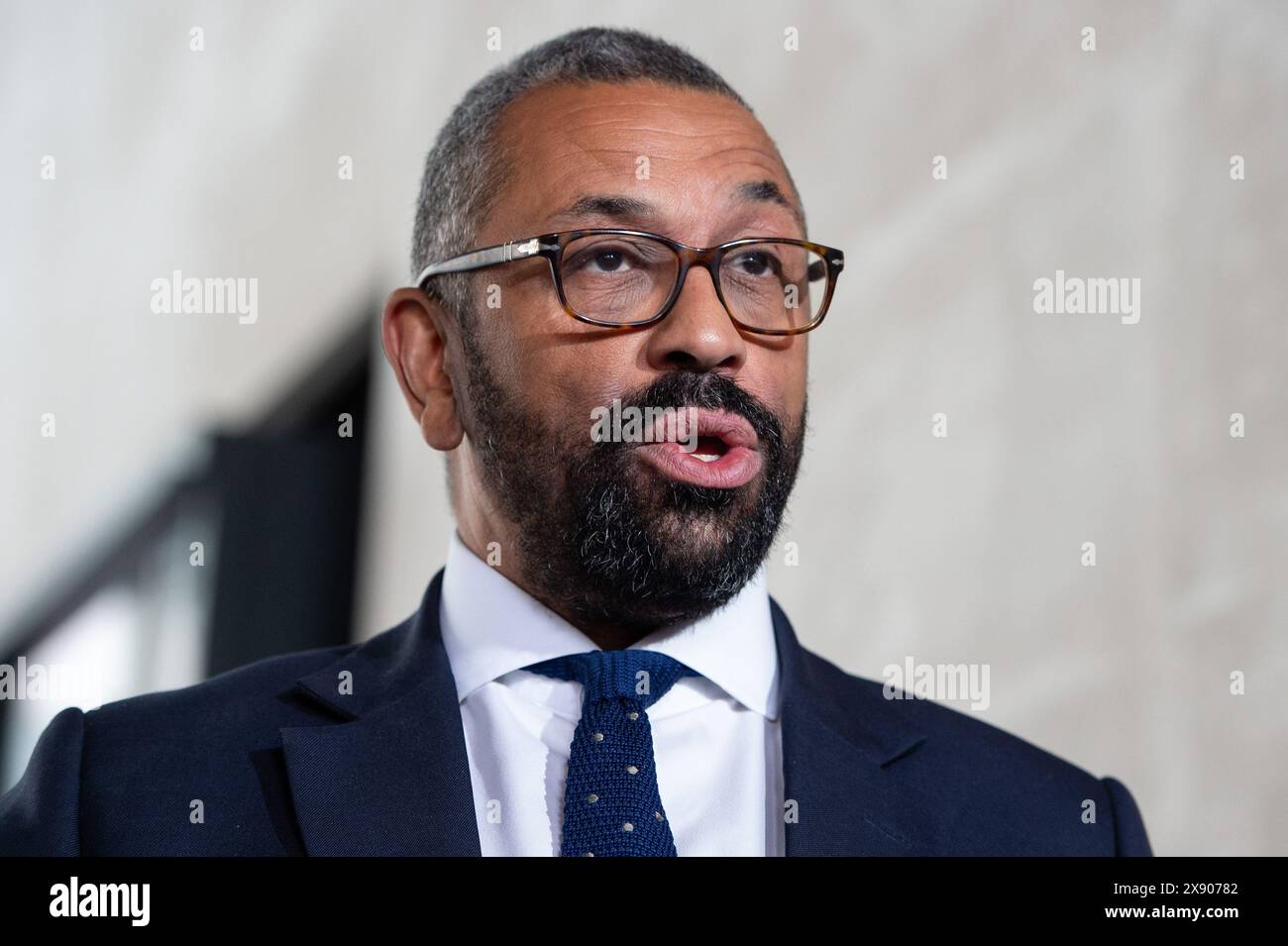 UNITED KINGDOM, London, 26th May 2024 Home Secretary James Cleverly ...