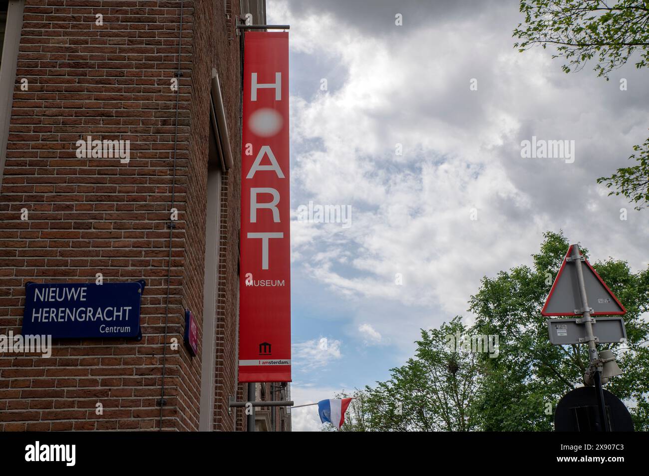 Billboard H'art Museum At Amsterdam The Netherlands 27-5-2024 Stock ...