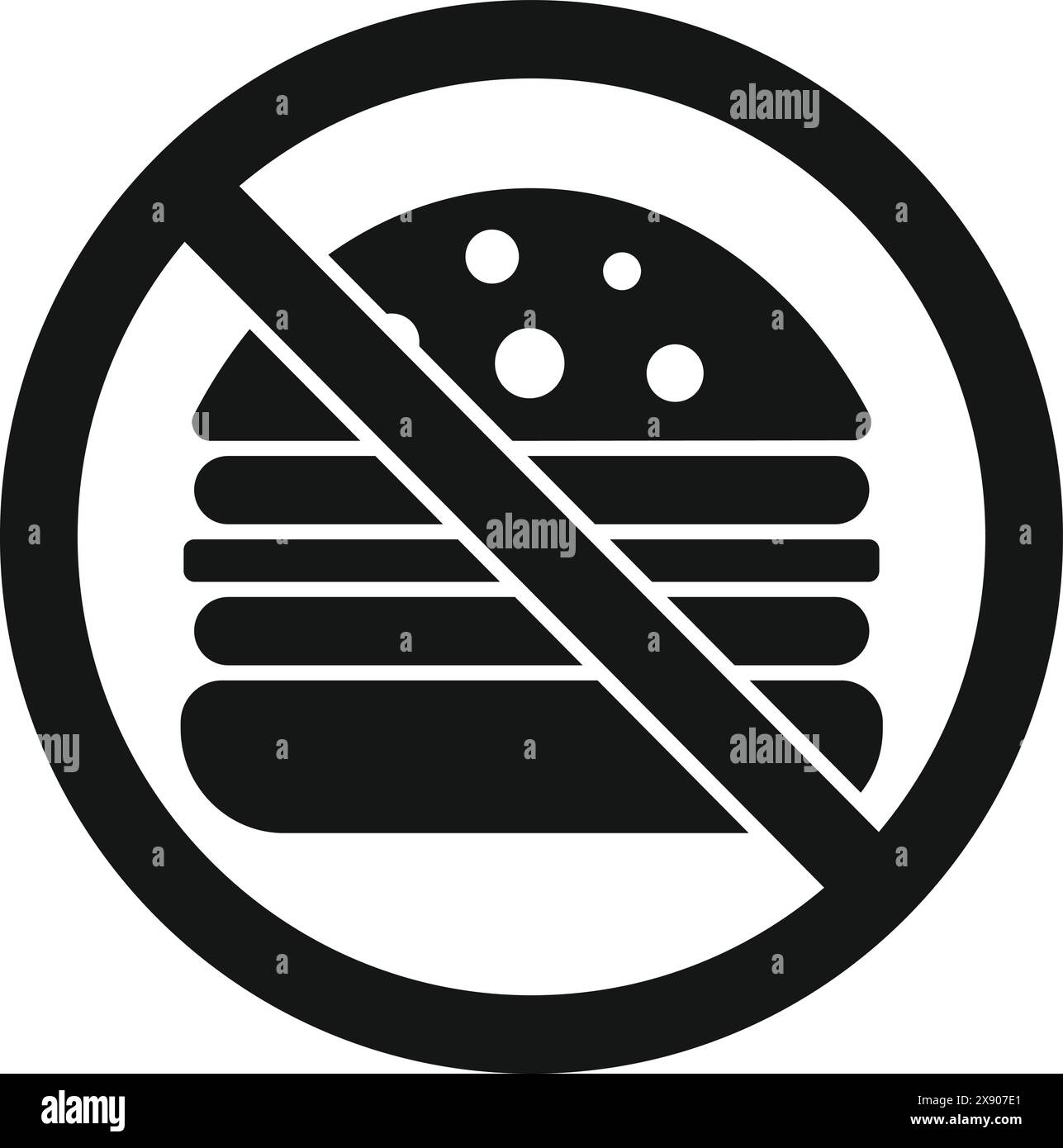 Food allergy warning sign Stock Vector Images - Alamy