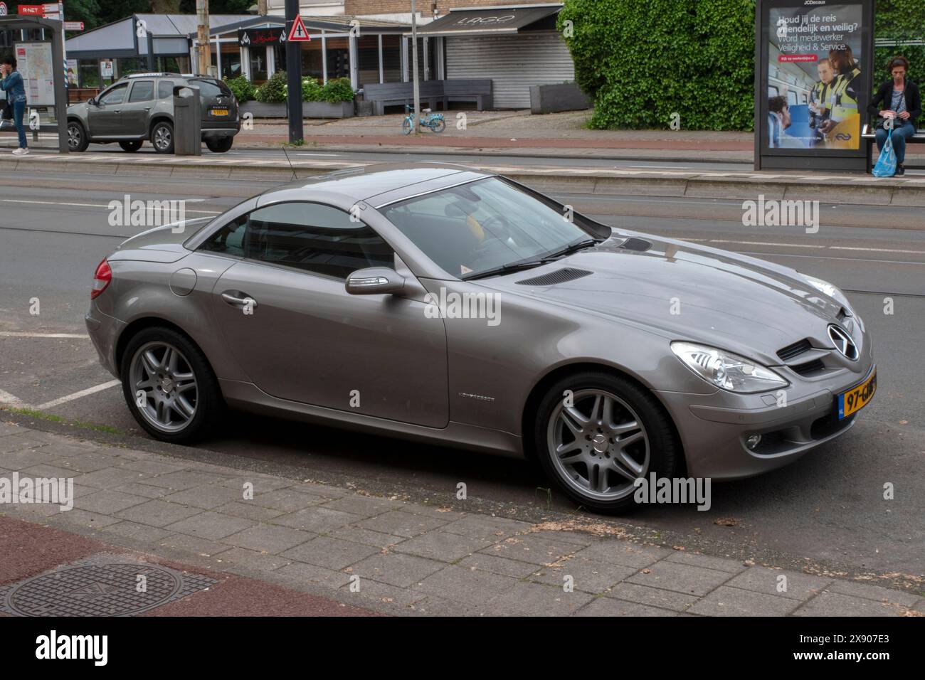 Mercedes Benz SLK 200 Car At Amsterdam The Netherlands 24-5-2024 Stock ...