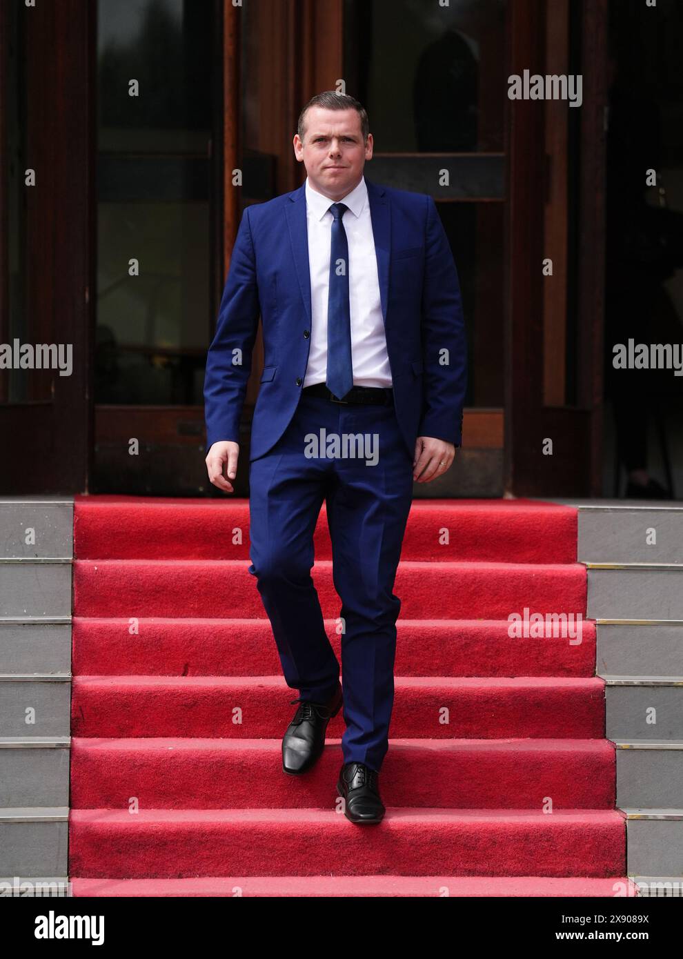 Scottish Conservative leader Douglas Ross after the official launch of ...