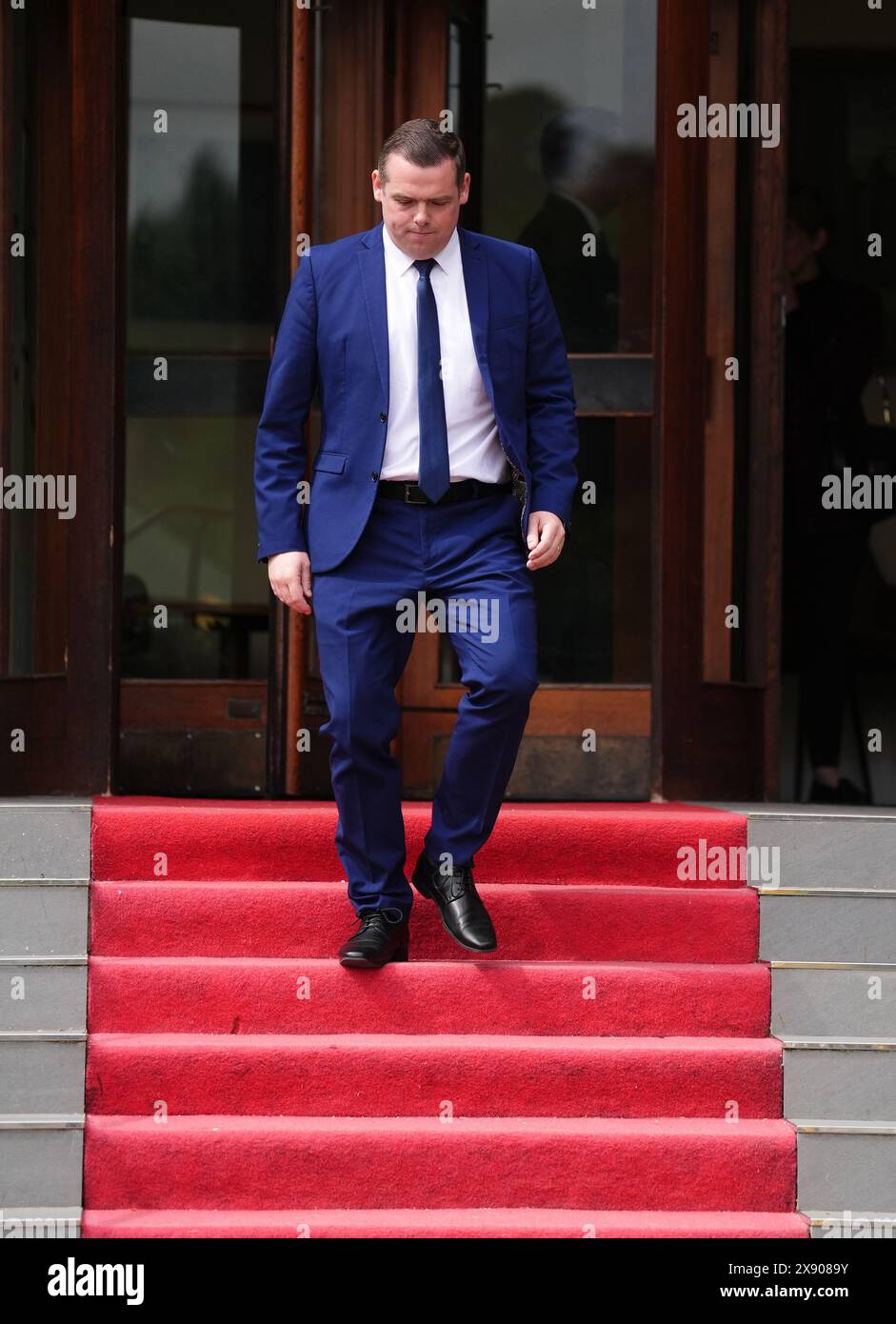 Scottish Conservative leader Douglas Ross after the official launch of ...