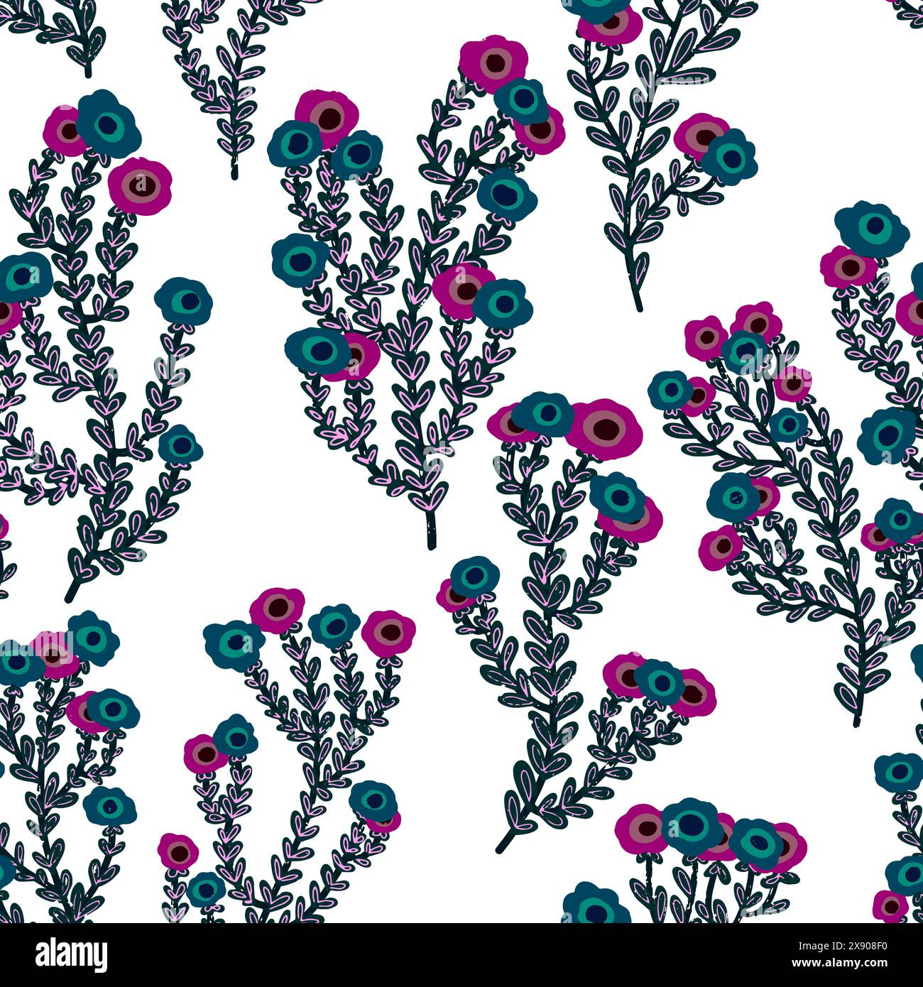 Vector seamless overlapping pattern Stock Vector Image & Art - Alamy