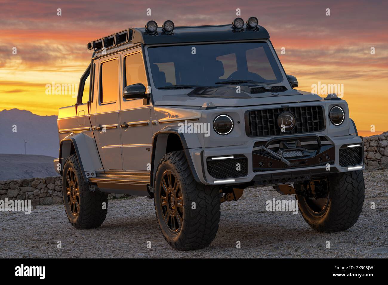 Brabus 800 Adventure XLP Stock Photo - Alamy