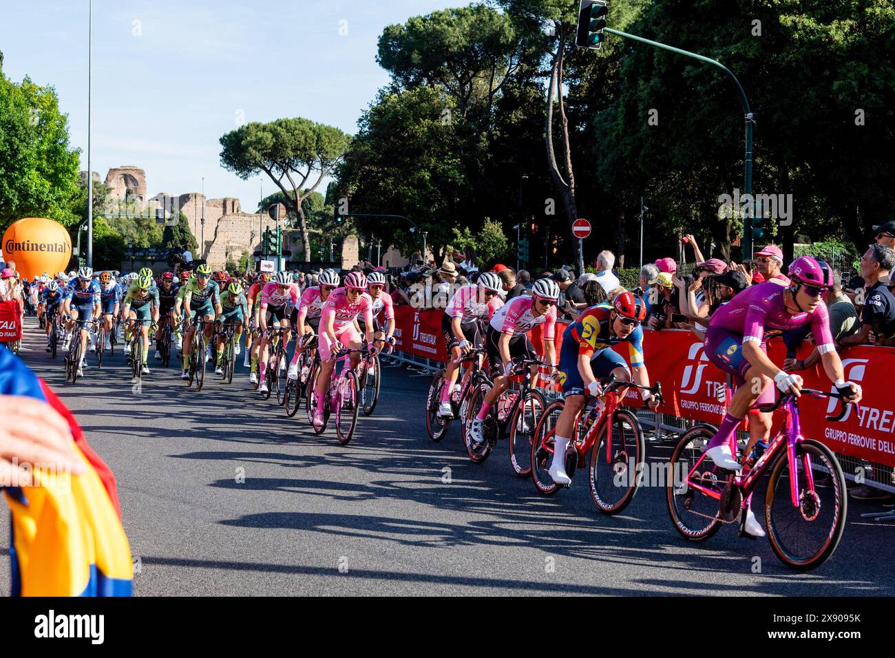 Tadej Pogacar of Slovenia and UAE Team Emirates - Pink Leader Jersey ...