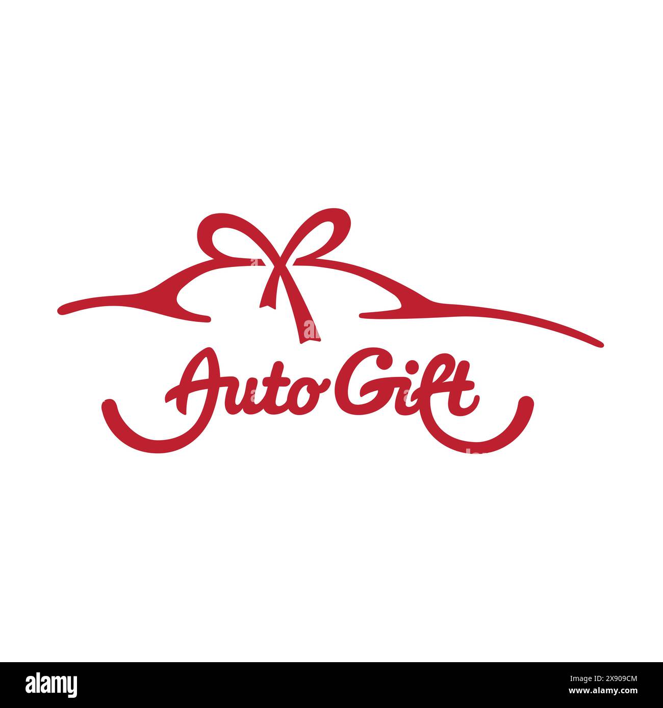 Auto Gift logo. Vector and illustration Stock Vector Image & Art - Alamy