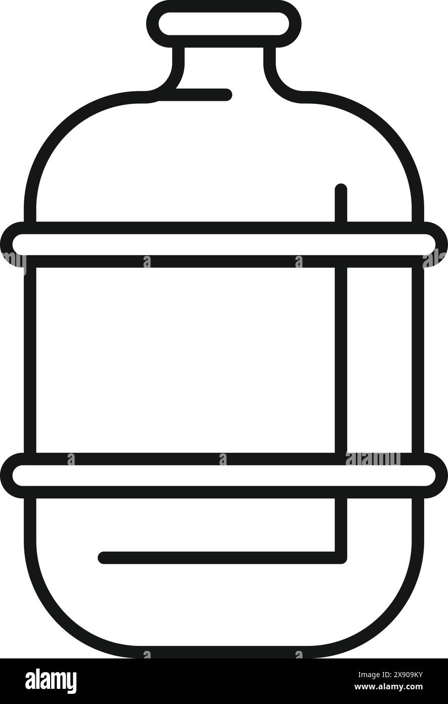 Reusable Water Bottle Clip Art Black And White
