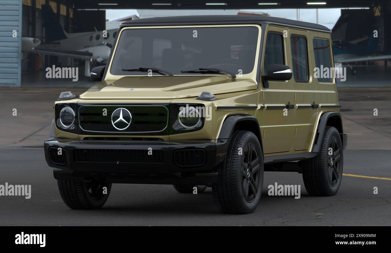 Mercedes-Benz G 580 EQ Technology Stock Photo - Alamy