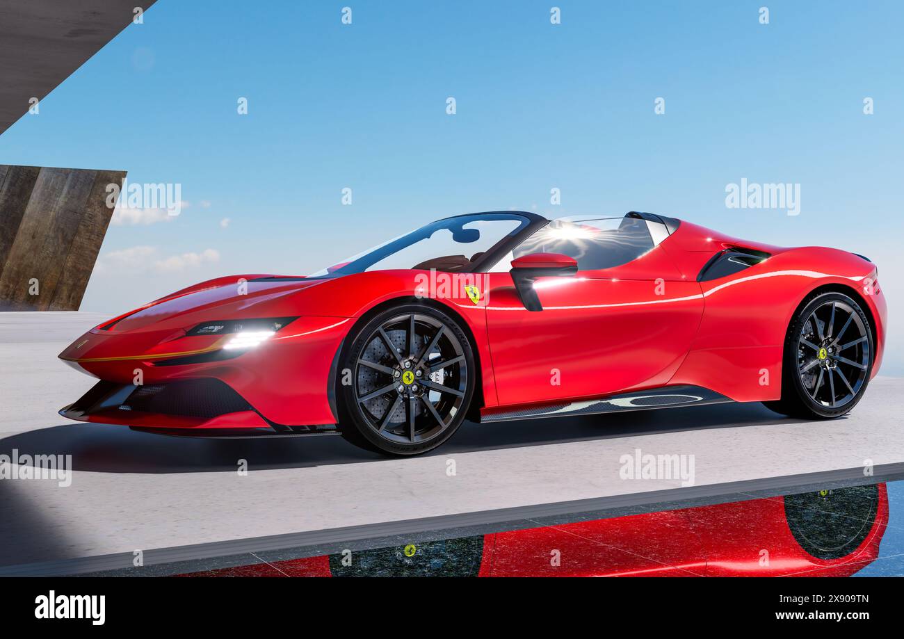 Ferrari sf90 spyder hi-res stock photography and images - Alamy