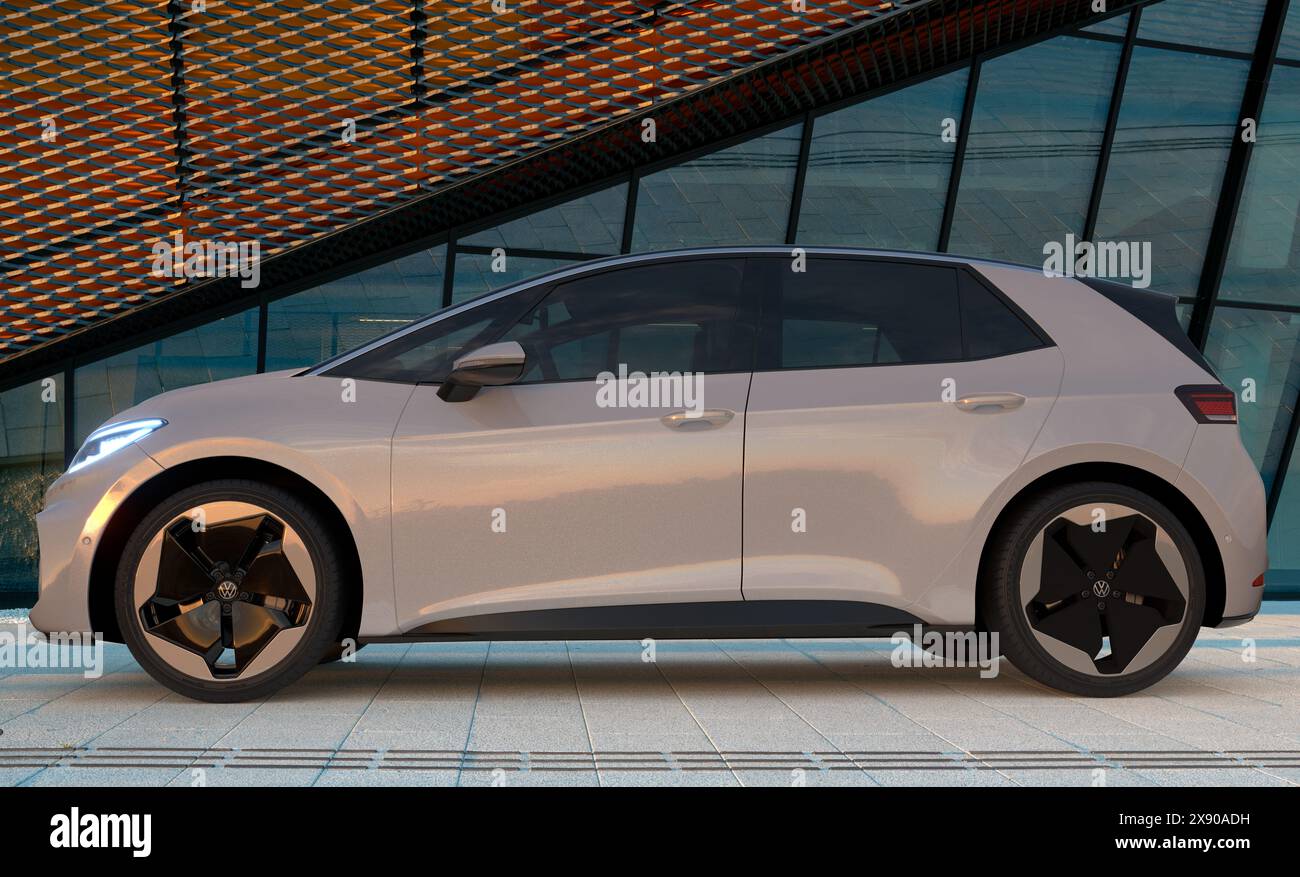 Vw id 3 electric automobile hi-res stock photography and images - Alamy