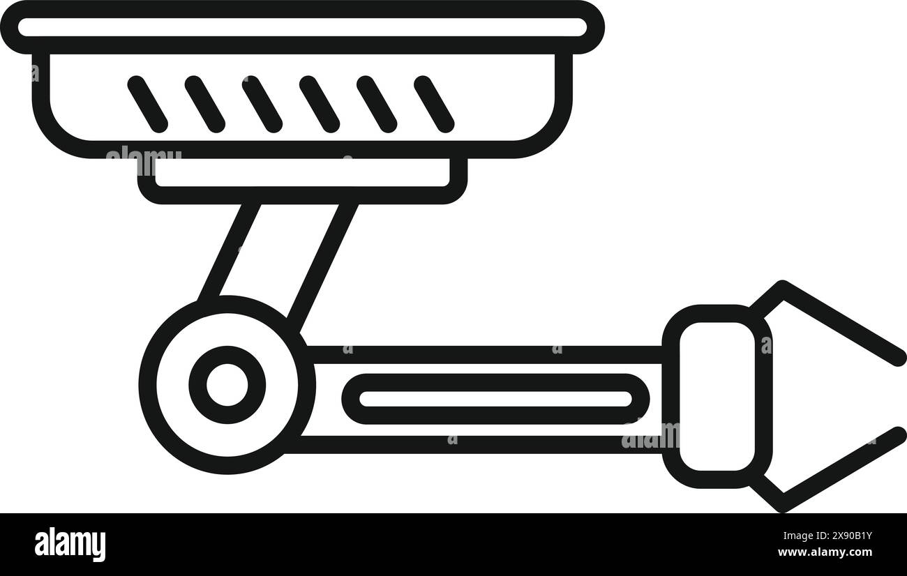 Monitoring system artwork Black and White Stock Photos & Images - Alamy