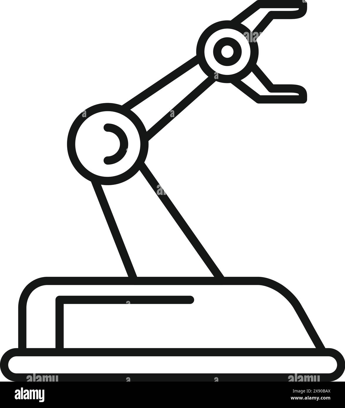 Robot arm drawing Black and White Stock Photos & Images - Alamy