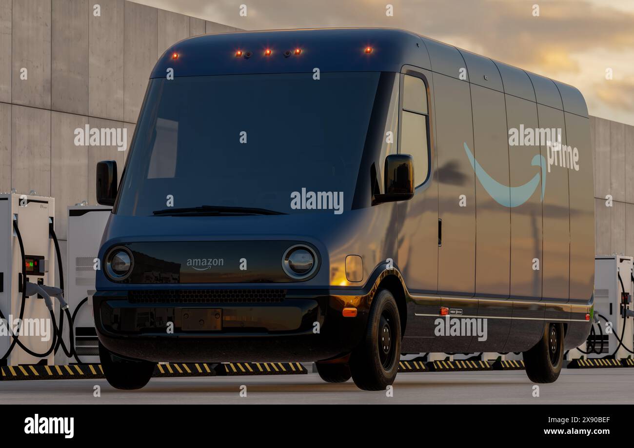 Rivian electric vehicle hi-res stock photography and images - Alamy