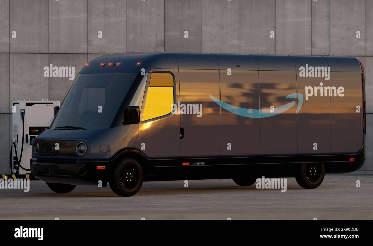 Rivian electric vehicle hi-res stock photography and images - Alamy