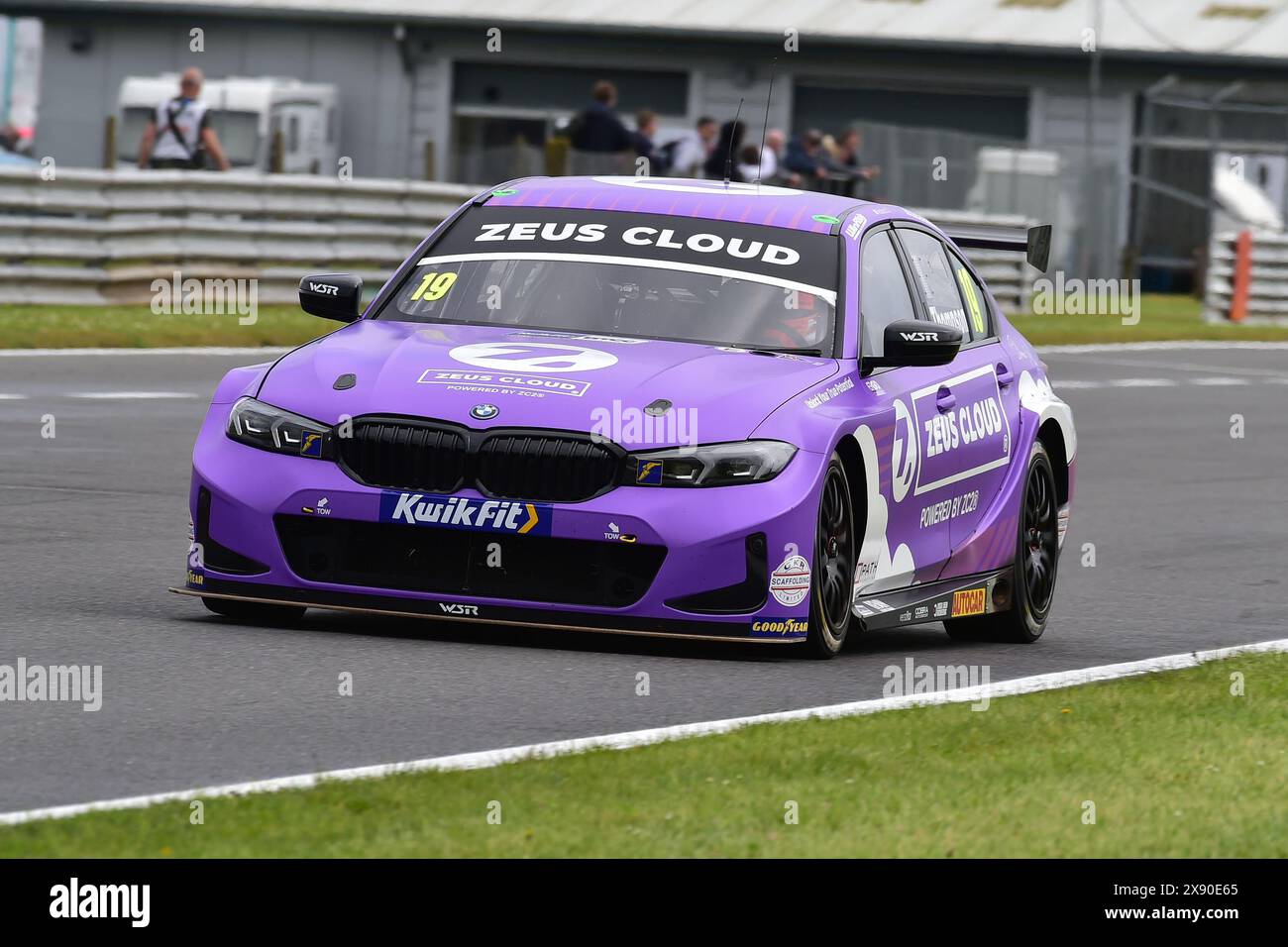 Bobby Thompson, BMW 330e M Sport, Zeus Cloud Racing with WSR, BTCC, British Touring Car ...