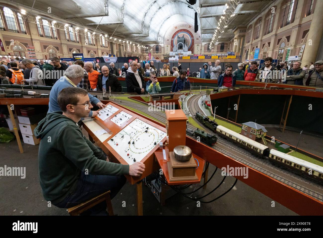 The London Festival of Railway Modelling at Alexandra Palace, England ...
