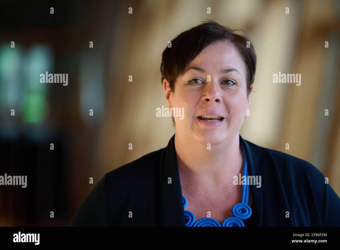 Edinburgh Scotland, UK 28 May 2024. Elena Whitham MSP at the Scottish ...