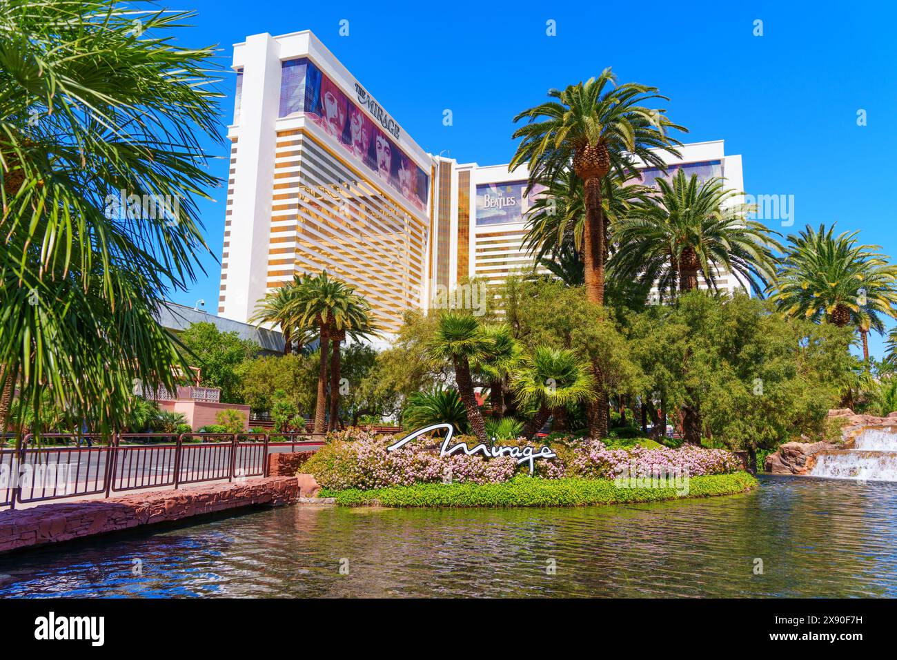 Las Vegas, Nevada - April 13, 2024: Mirage Hotel and Casino's Exterior View in Daytime Stock ...